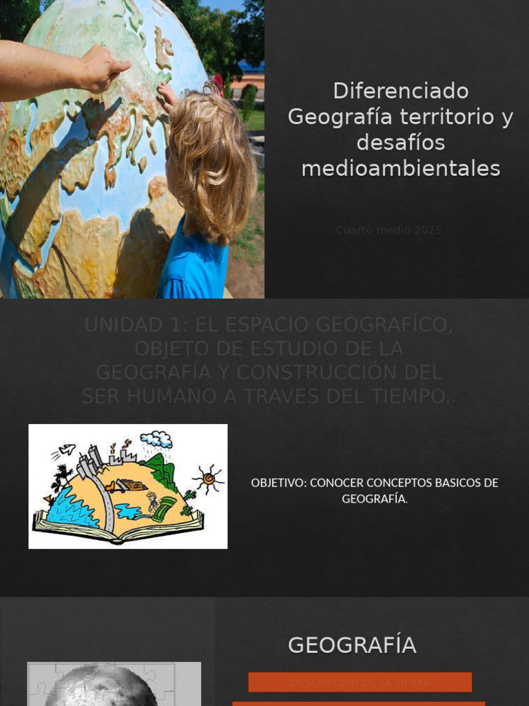 Unidad 1 Geografía y Espacio Geográfico | PDF | Geografía | Paisaje