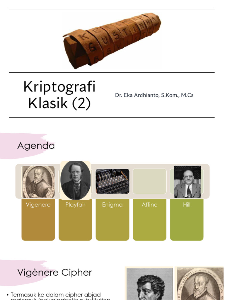 3 Kriptografi Klasik | PDF