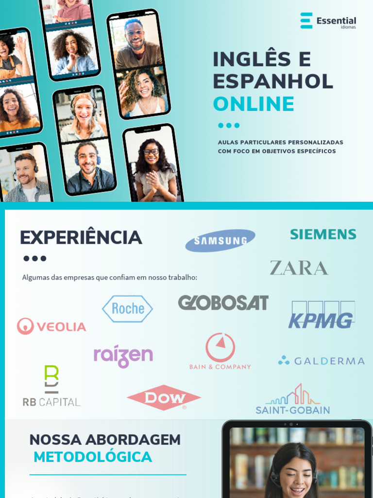 Essential Idiomas - Inglês e Espanhol | PDF | Linguagem natural