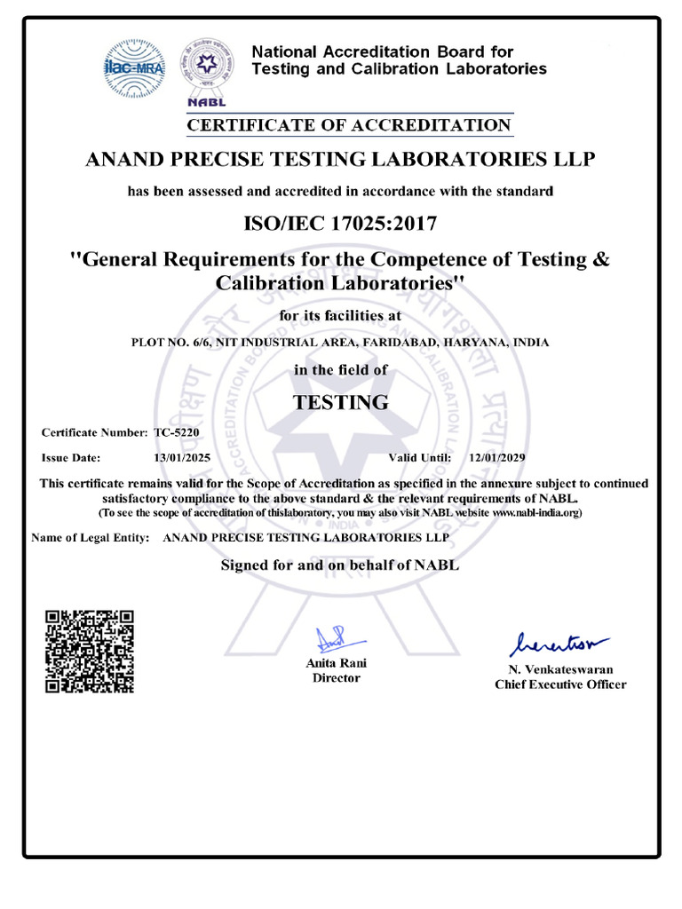 Certificate TC-5220.2025 | PDF