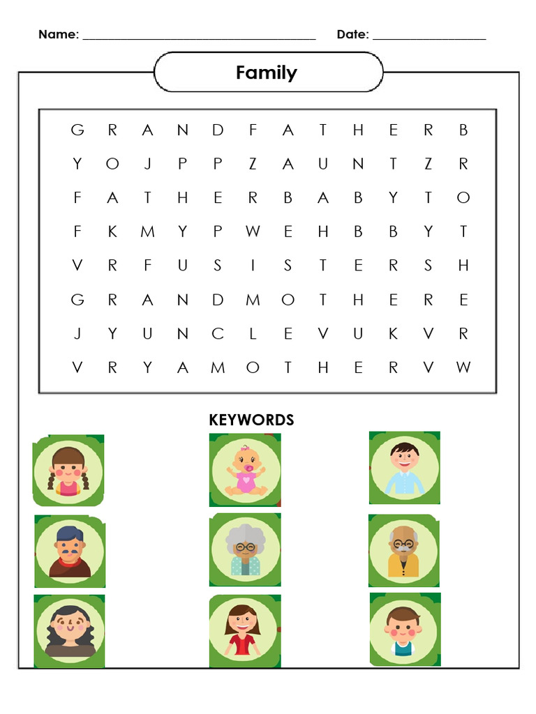Super Teacher Worksheets Family | PDF | Word Search | Word Puzzles