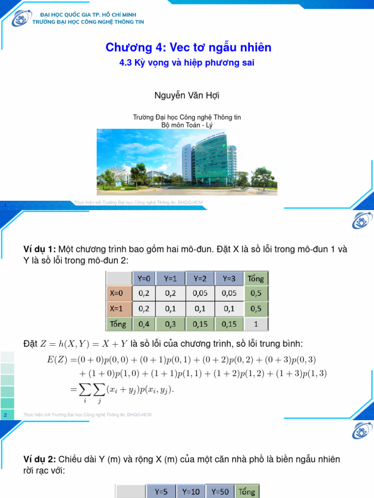 Chap4 4.3 Ky Vong Hiep Phuong Sai | PDF