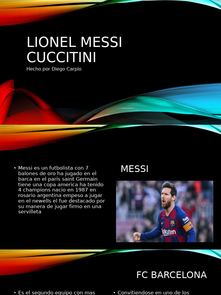 Messi: Legado y Éxitos en el Fútbol | PDF