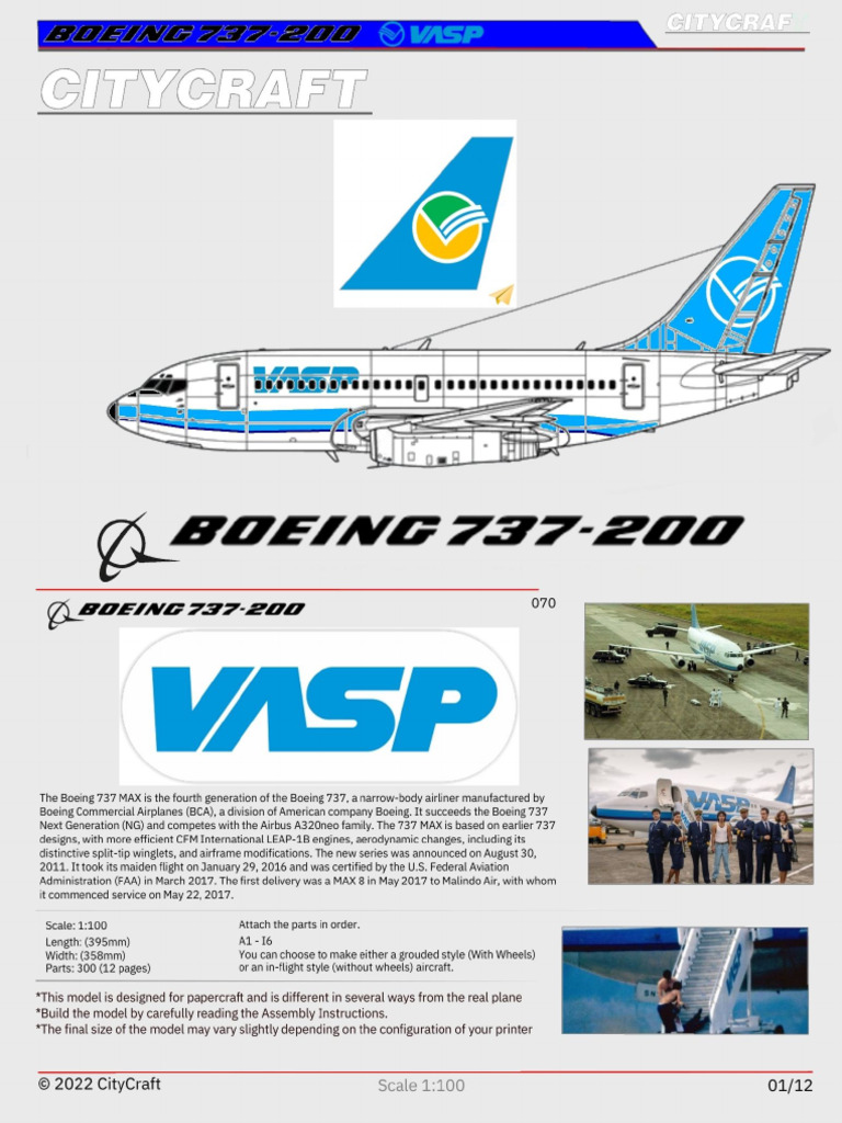 Boeing 737-200 Da Vasp Voo 375 Do Filme | PDF