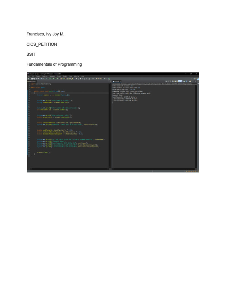 07 Francisco MP2 InputOutput | PDF