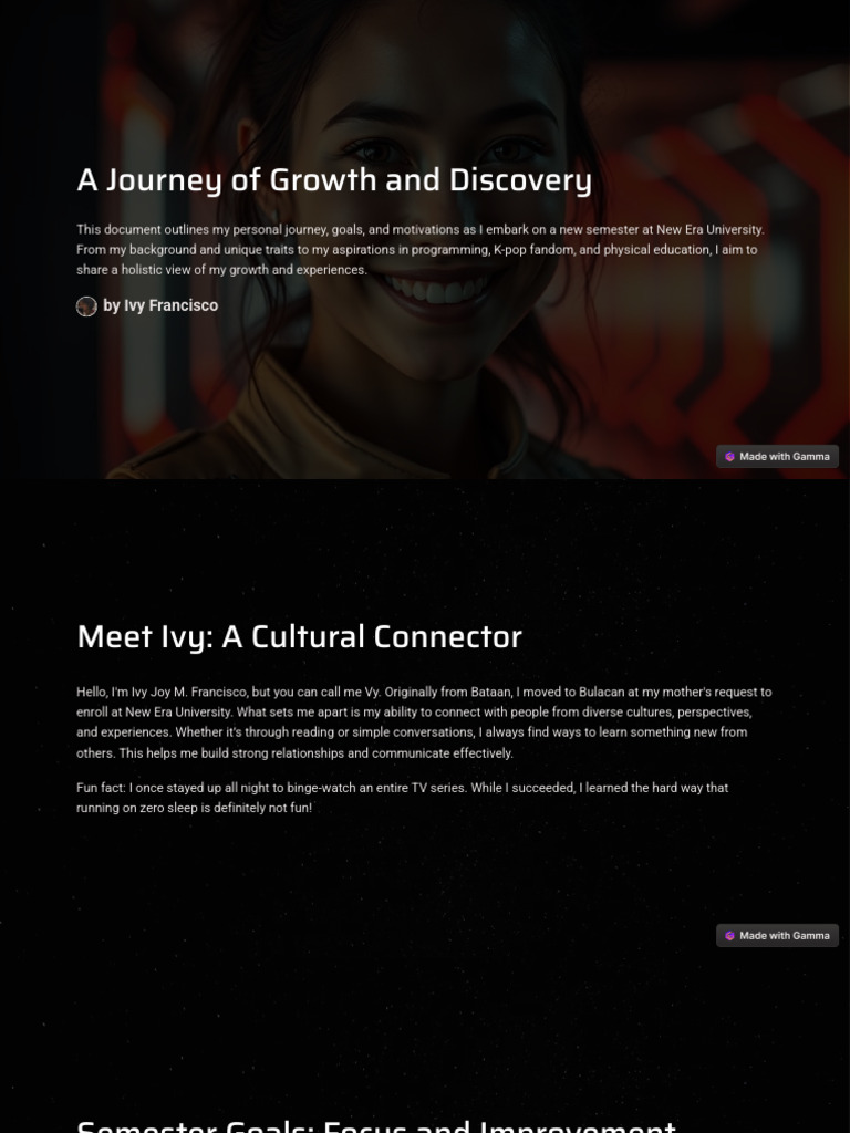 01 - All About Me - (Francisco, Ivy Joy M.) | PDF | Disciplines ...