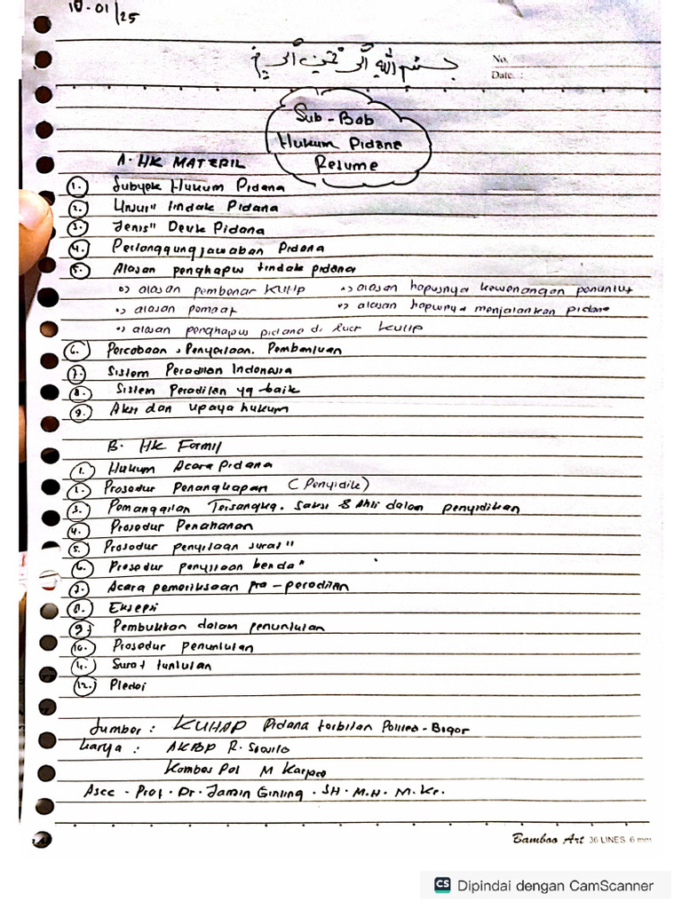 Hk Pid. Formil & Materil ( Rsm,18125,Rpk) | PDF