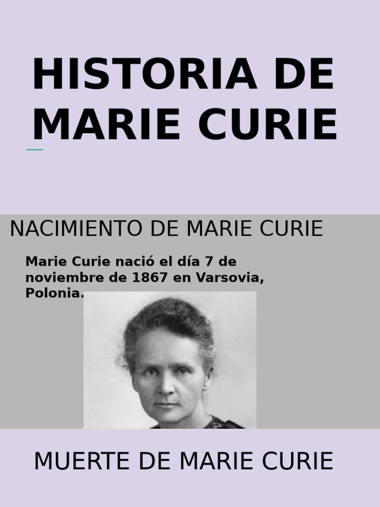 Marie Curie | PDF