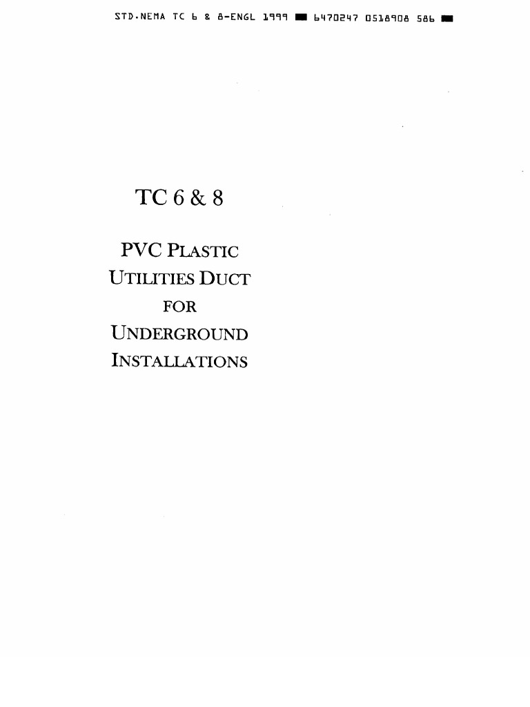 Nema TC 6 - 8 PVC | PDF