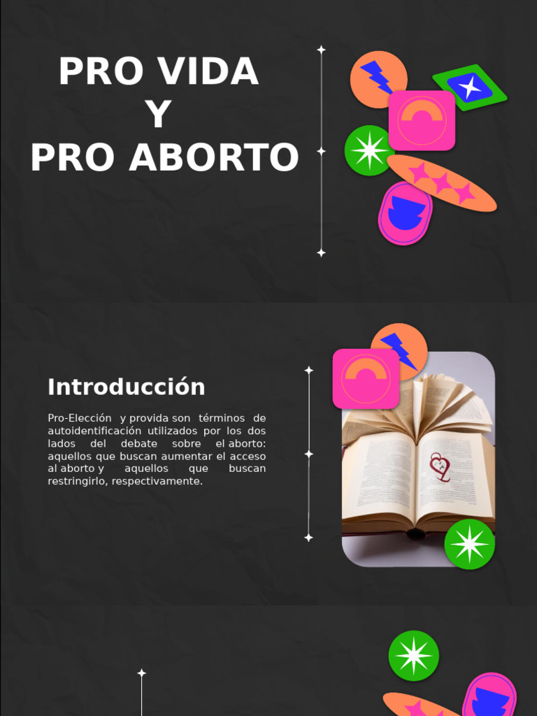 Pro Vida y Pro Aborto | PDF | Movimientos contra el aborto | Historia ...