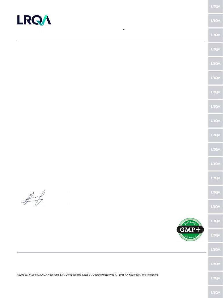 CERT-0005 - GMP+ DFE-NH - Exp 24-Feb-2026 - 00008424-GMP-ENGUS - Pdfmar202023040429 | PDF
