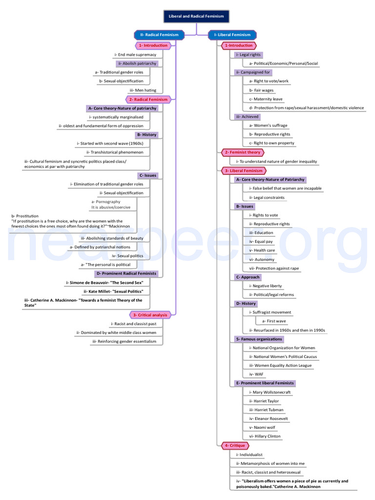 1 - Liberal and Radical Feminism | PDF | Gender Studies | Feminism