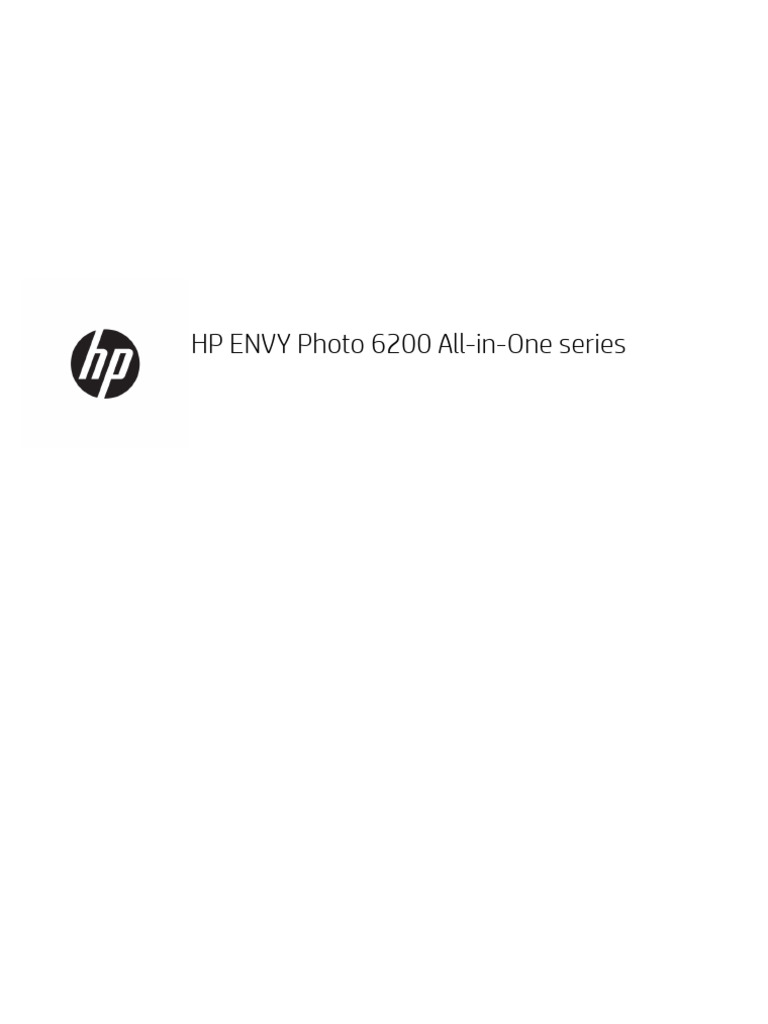 HP ENVY Photo 6200 All-in-One Series | PDF | Printer (Computing ...