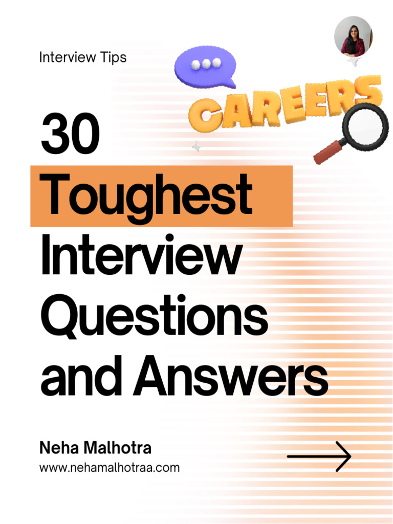 Top 30 Tough Interview Questions | PDF | Leadership | Collaboration
