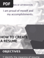 Essential Resume Components Explained | PDF | Résumé | Safety