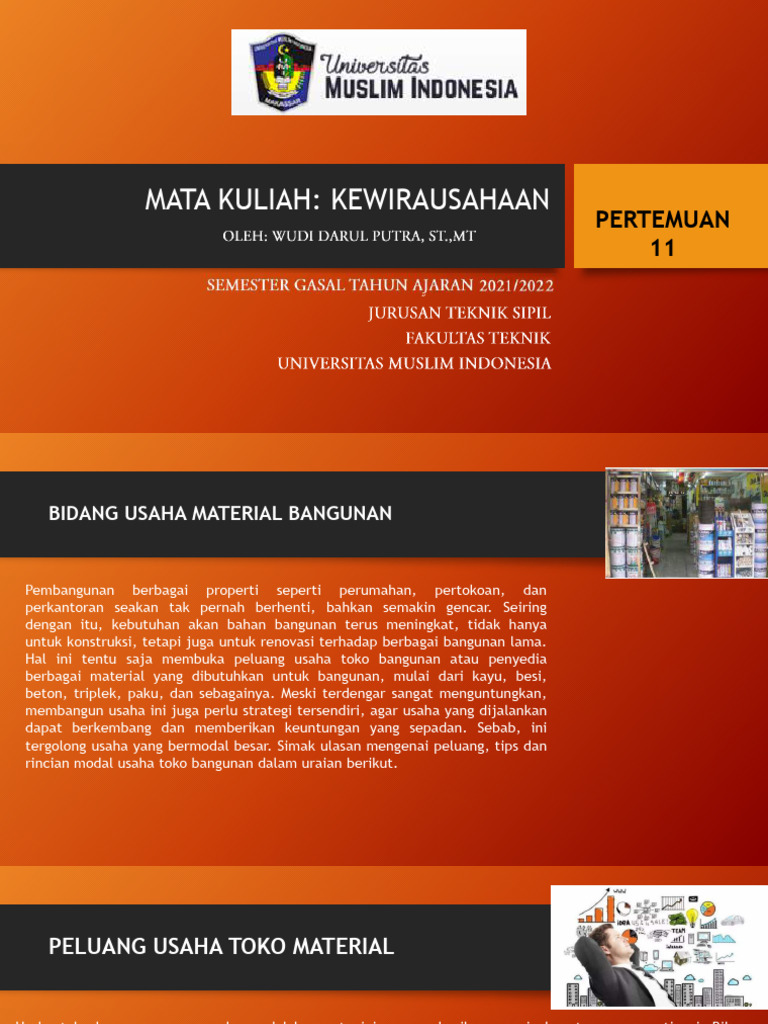 Pertemuan 11 Kewirausahaan Dan Etika Bisnis | PDF