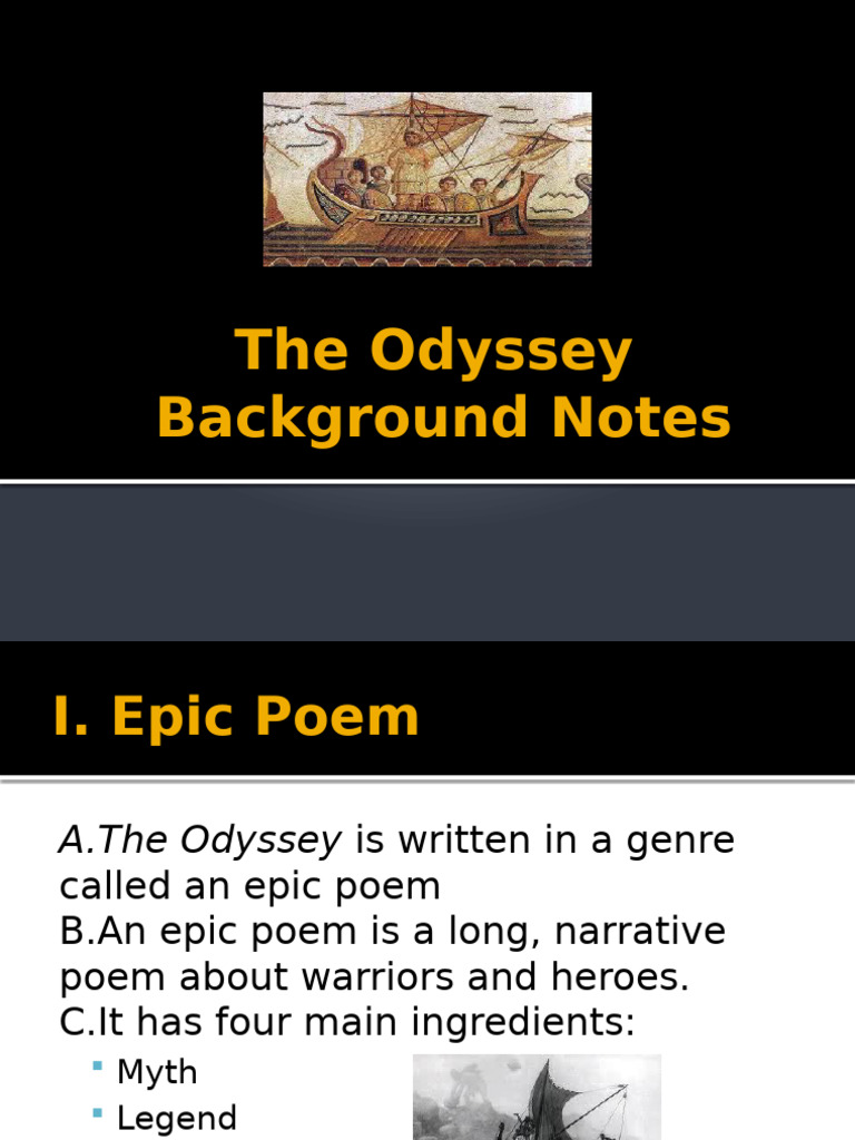 The Odyssey Powerpoint | PDF | Odyssey | Paris (Mythology)