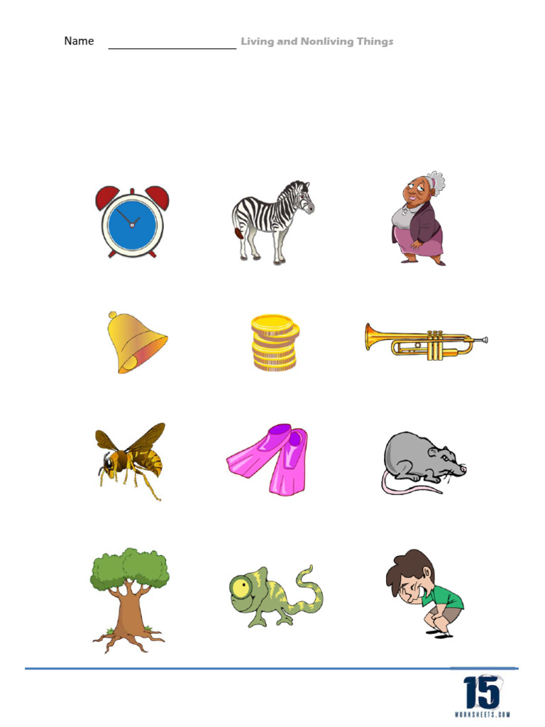 living vs non living things | PDF