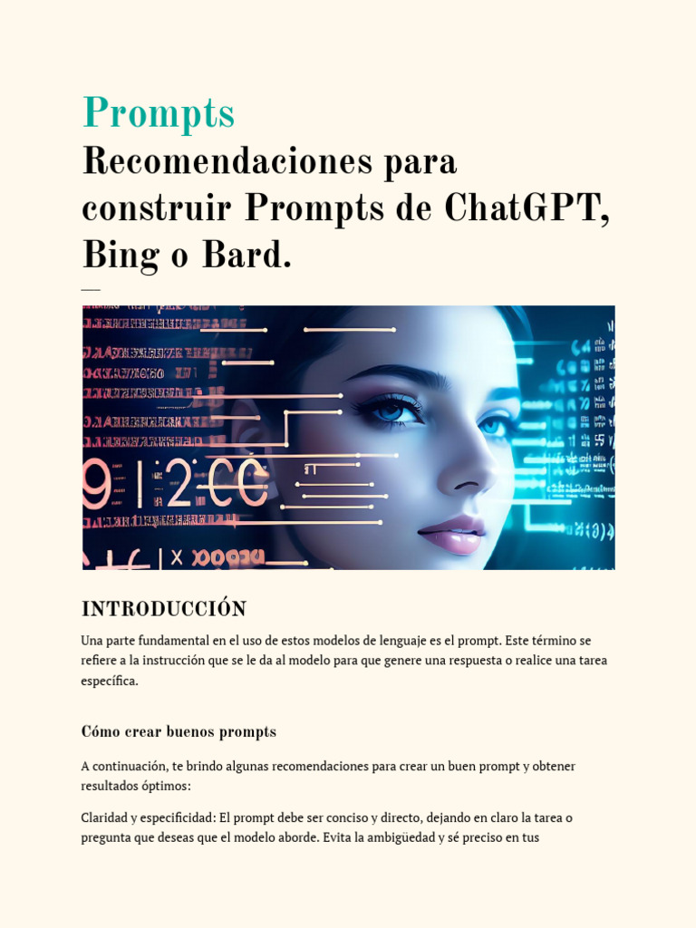 Consejos Prompts Chatgpt | PDF | Interfaz de línea de comando | Cognición