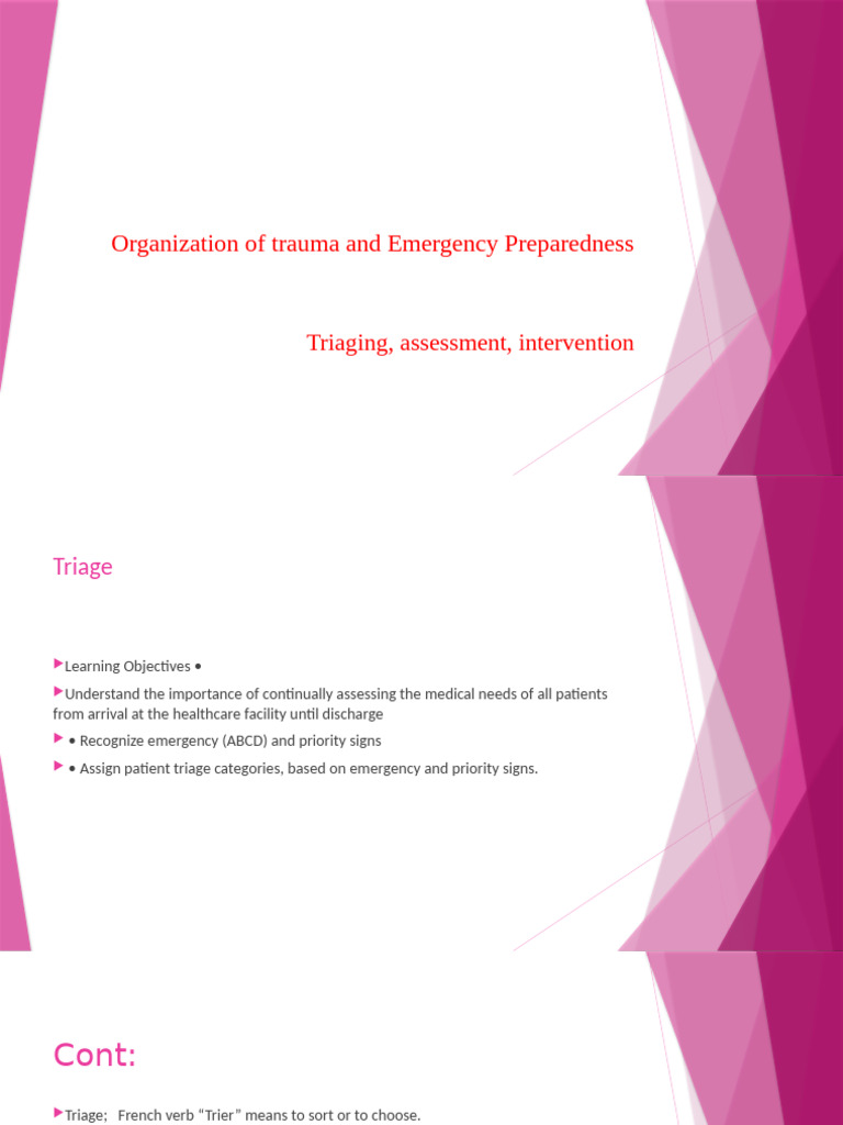 Triage Assessment in Emergency Care | PDF | Clinical Medicine | Medicine