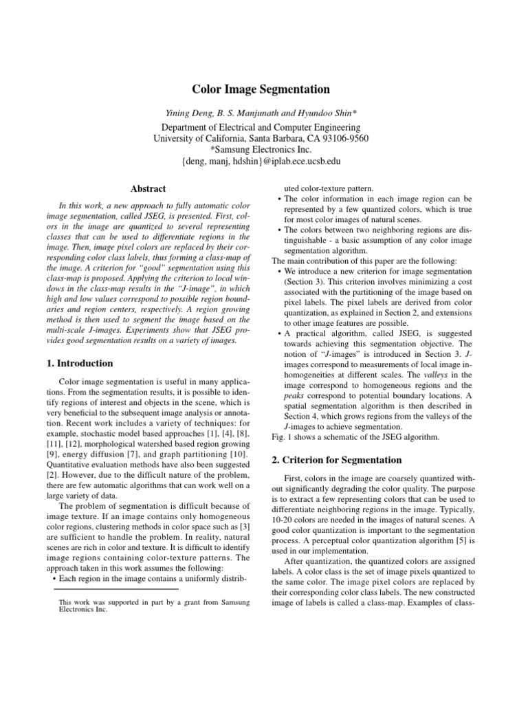 Image Seg1 | PDF | Image Segmentation | Computer Graphics