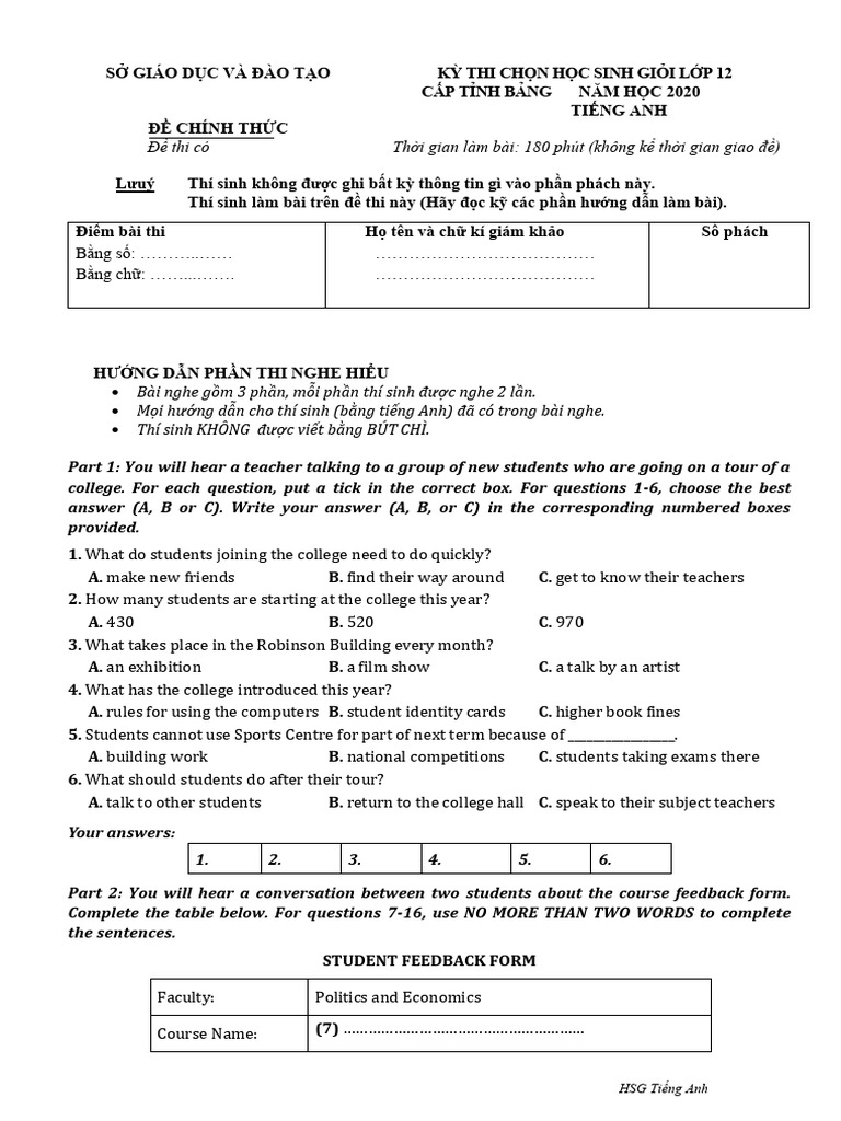 English Exam Paper for Grade 12 2020-2021 | PDF | Sodium Chloride ...