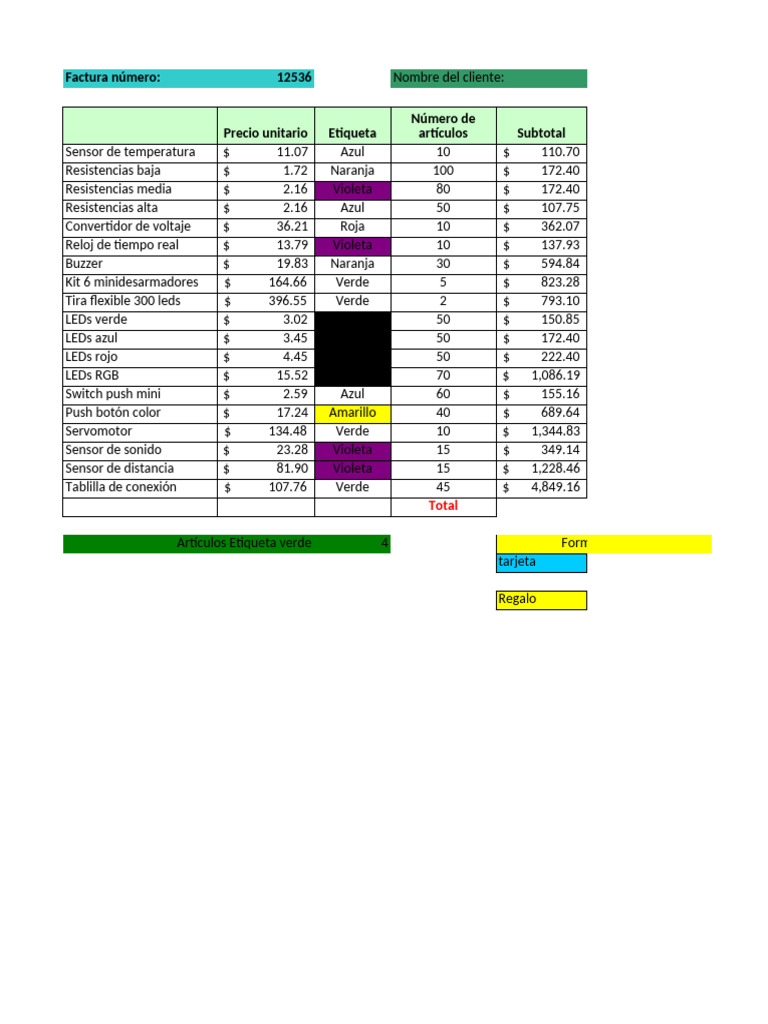 B2 S8 Ejercicio Funciones Logicas | PDF | Diodo emisor de luz | Tecnicas artisticas