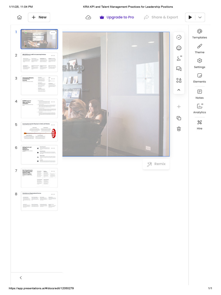 KRA and KPI Framework for Team Leaders | PDF | Employee Retention ...