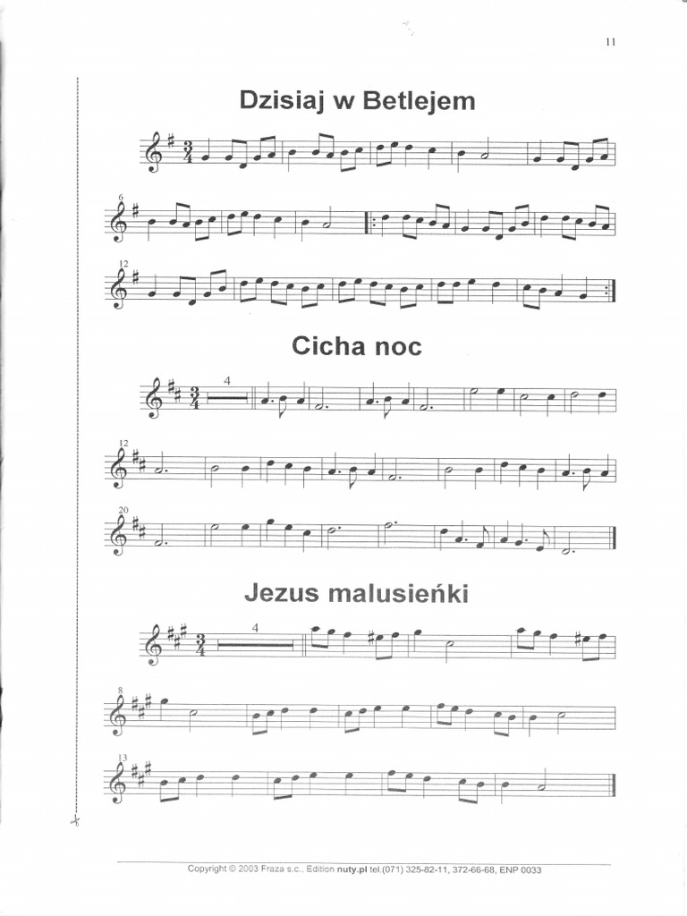 koledy akomp sax alt(1) | PDF