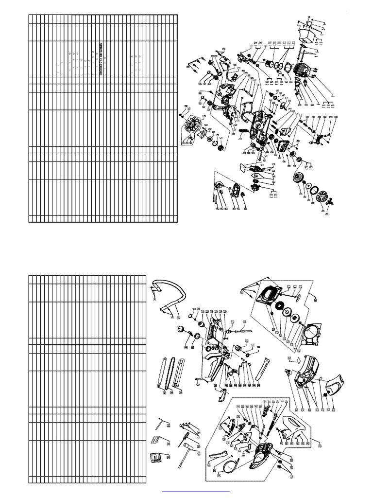 RCS-46 Exploded Diagram | PDF | Piston | Engines