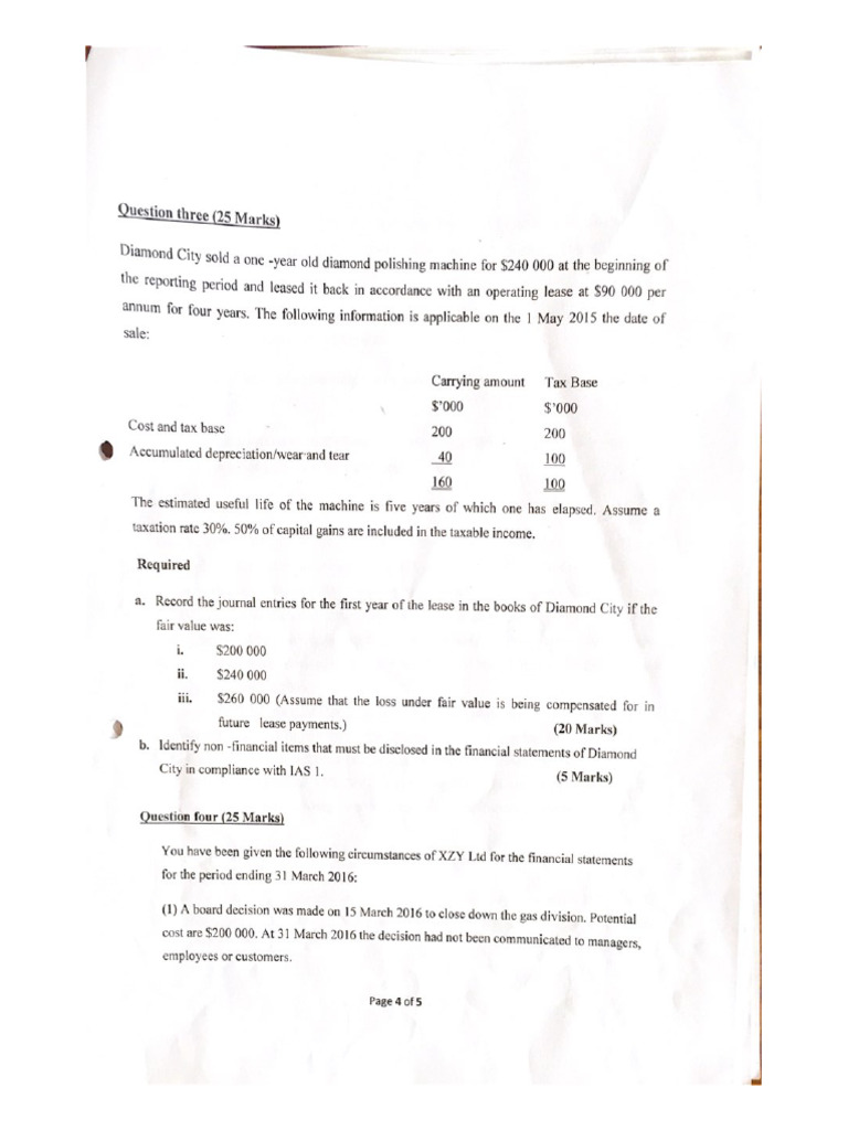 IAS 37 Practice Question | PDF