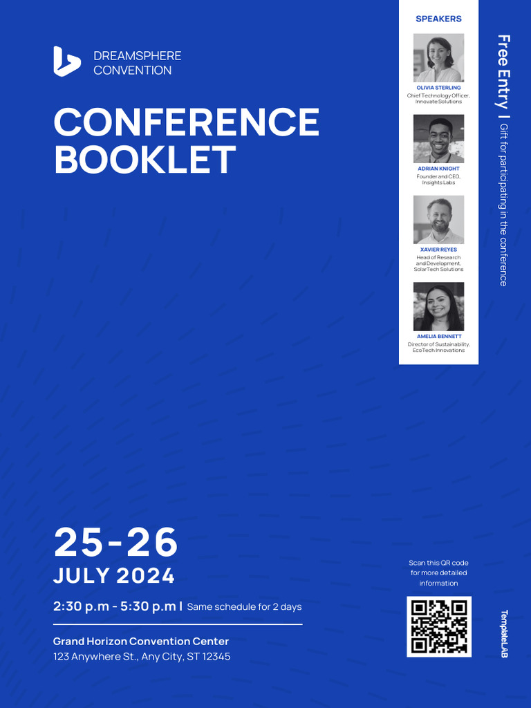 Conference Booklet Template | PDF | Internet Of Things