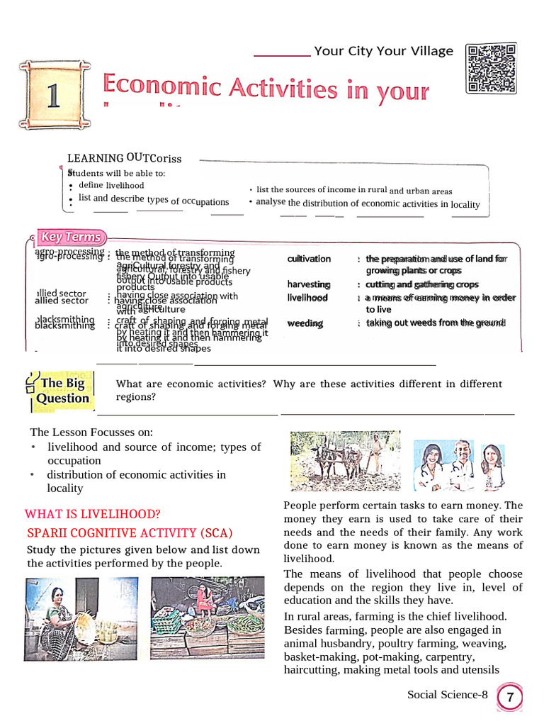 Economic Activities in Your Locality | PDF | Agriculture | Livestock