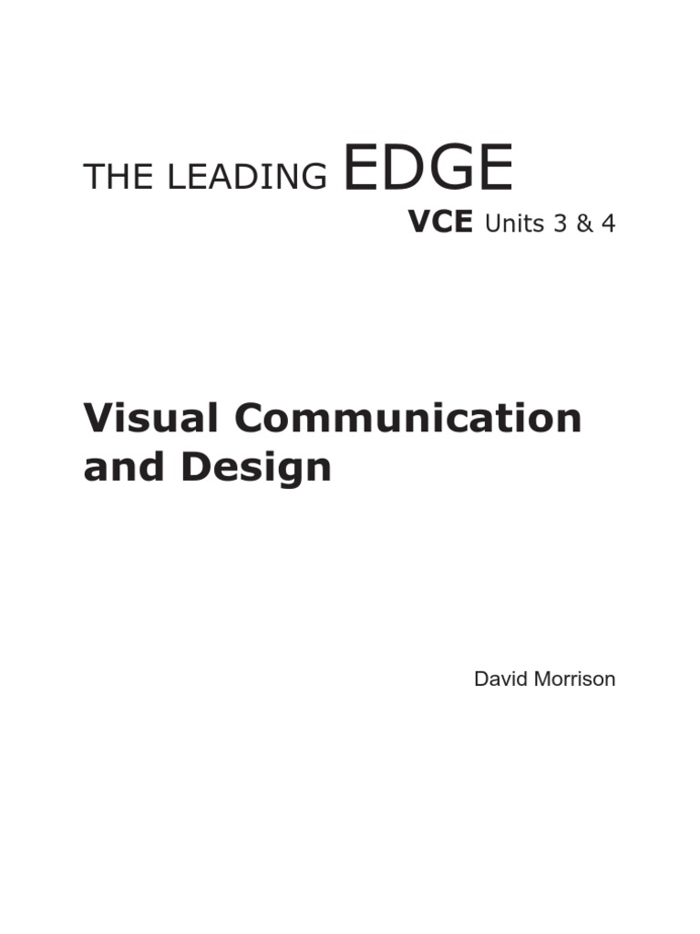 Visual Communication and Design: The Leading | PDF | Design | Test ...