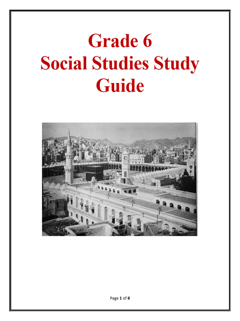 SS Studies Guide 6 Updated | PDF | Muhammad | Salman Of Saudi Arabia