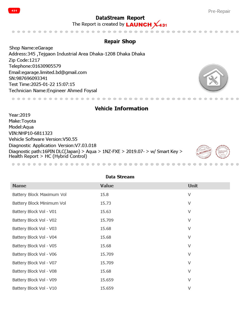 Toyota - NHP10-6811323 - DataStream - 20250122150712 (1) 1 | PDF