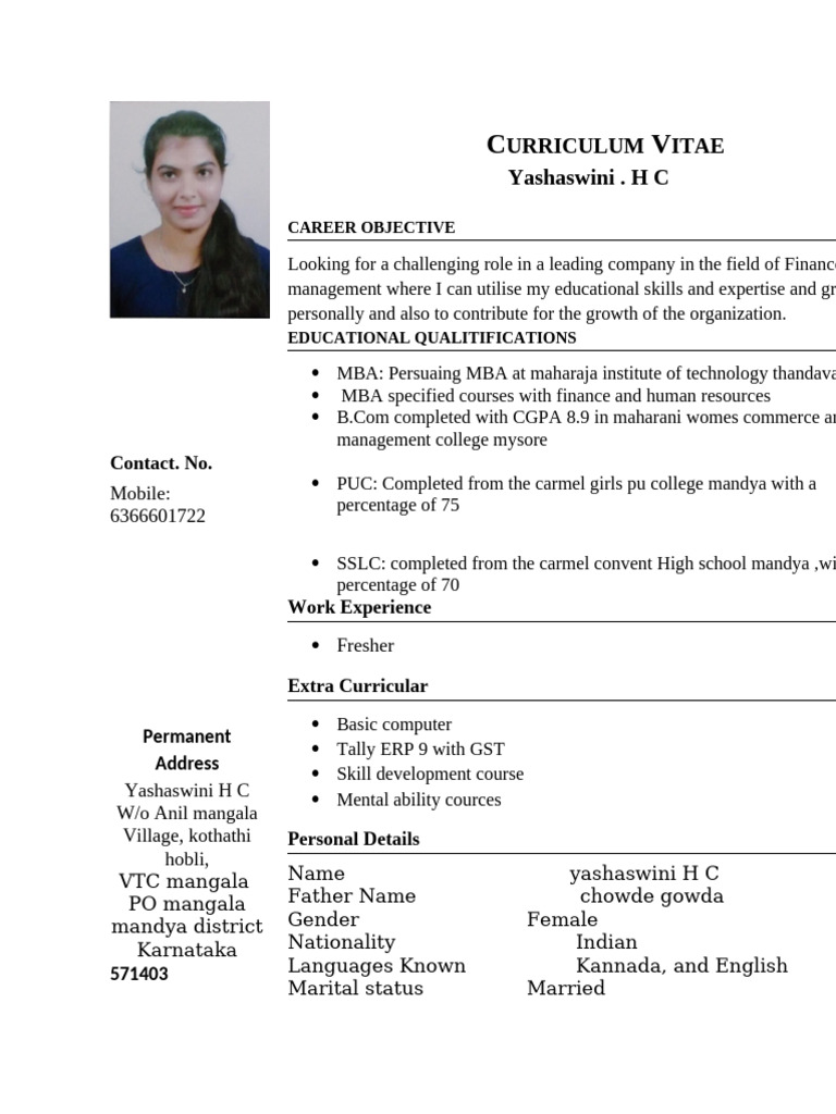 Yashu Resume | PDF
