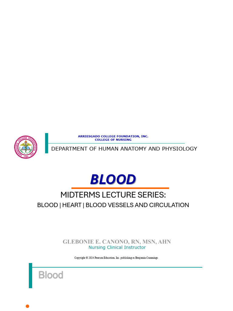 Blood, Blood Typing, Blood Banking | PDF | White Blood Cell | Coagulation