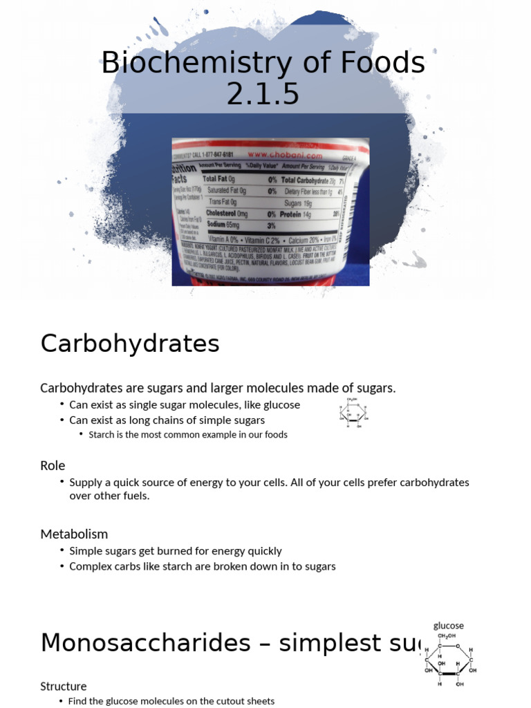 Carbohydrates, Fats, and Proteins Explained | PDF | Carbohydrates | Fat