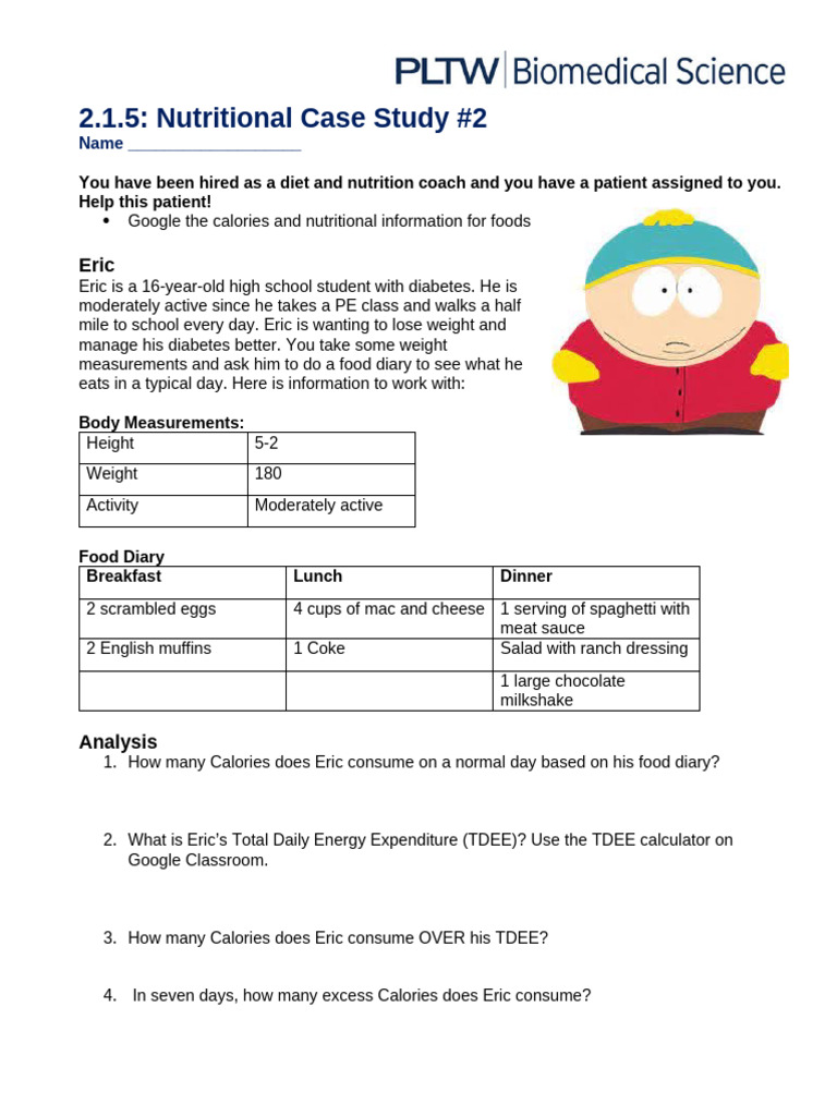 2.1.5 Nutritional Case Studies 2 | PDF