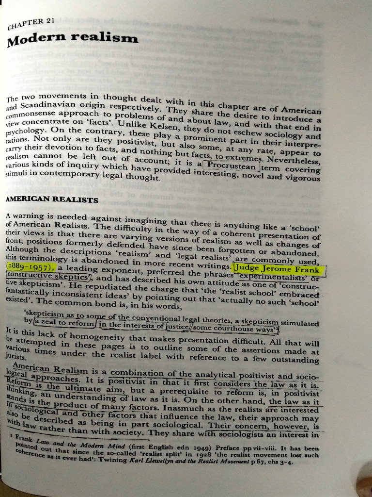 Legal Realism | PDF