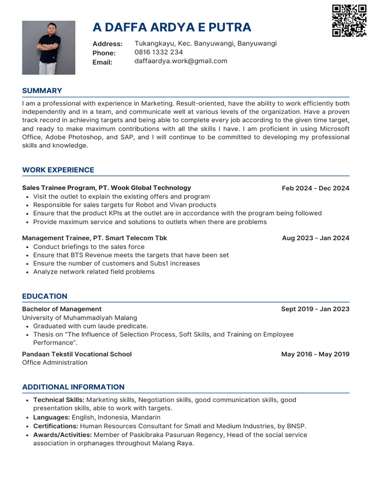 Resume-A Daffa Ardya E Putra | PDF