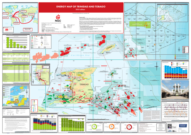 Trinidad and Tobago Energy Map | PDF | Natural Gas | Economies