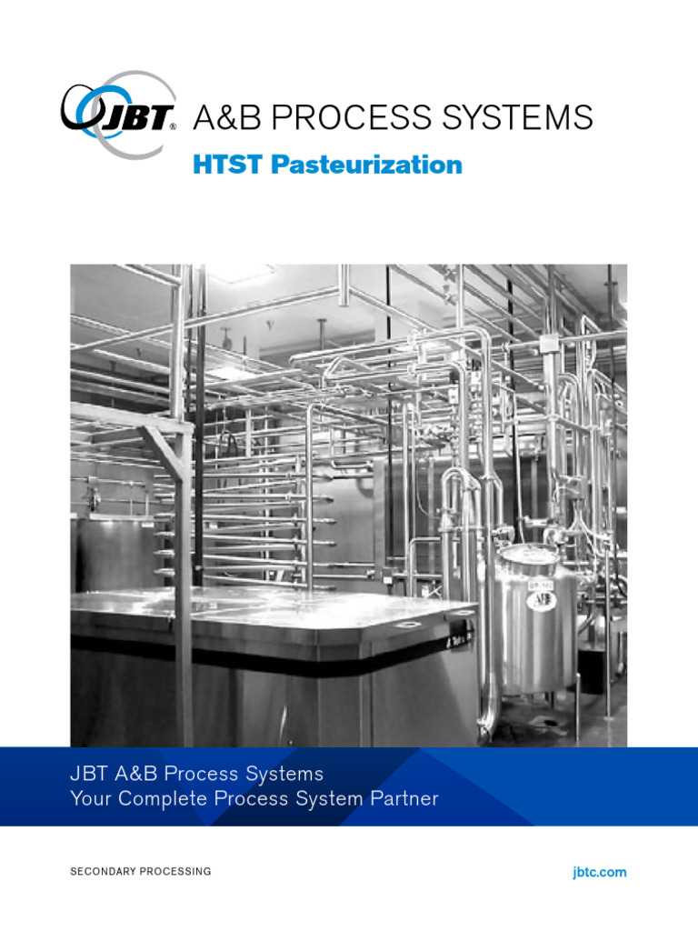 A&B HTST Pasteurization | PDF | Food Industry
