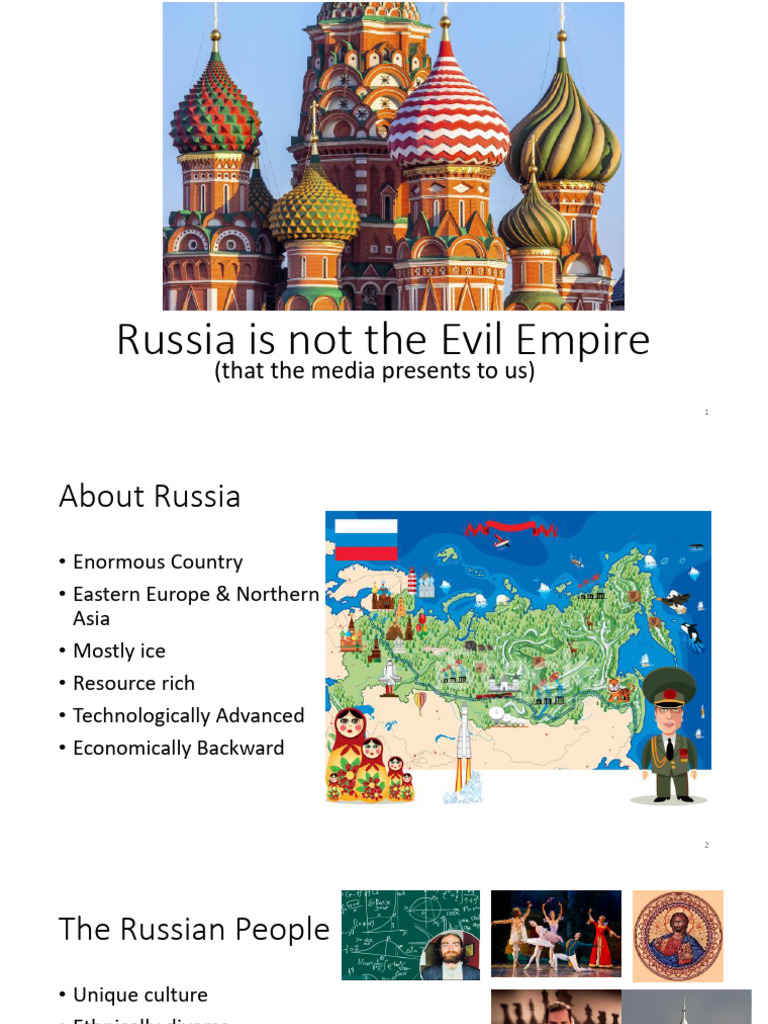 Russia Is Not The Evil Empire r2 | PDF | Cold War | Russia
