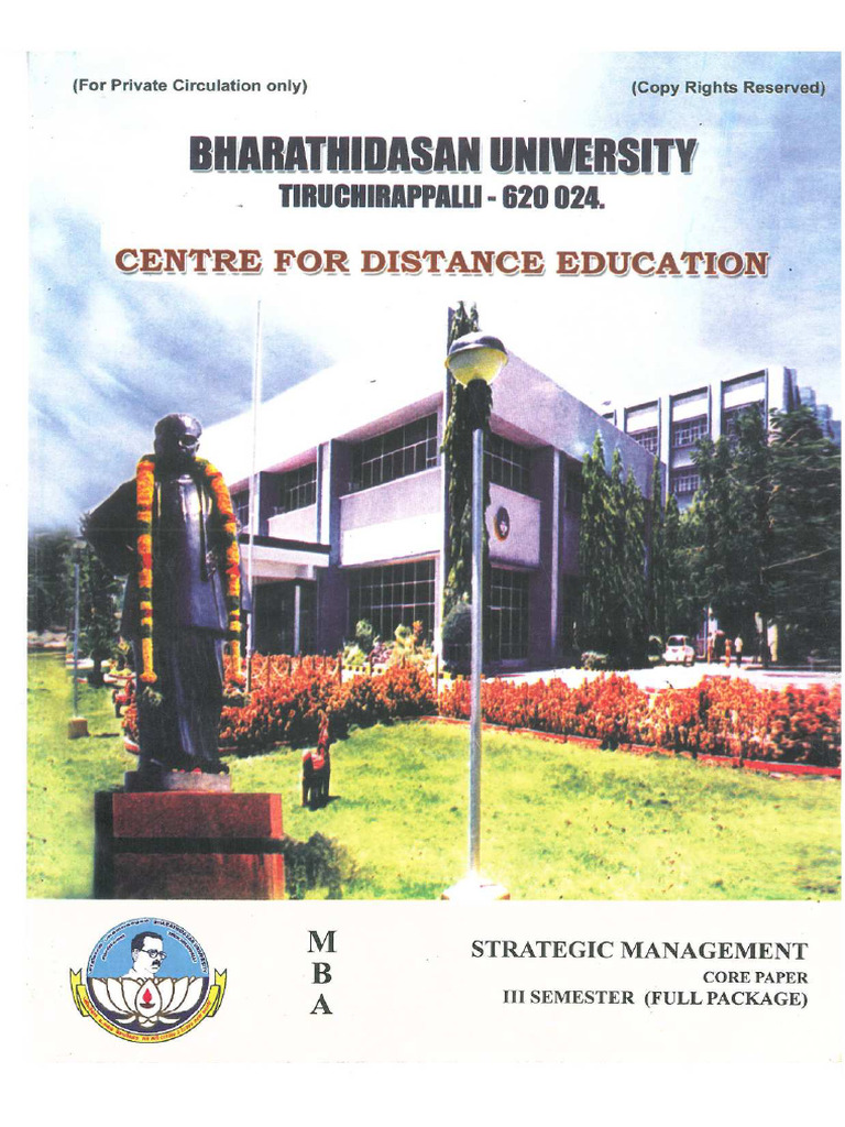 Centre For Distance Education | PDF