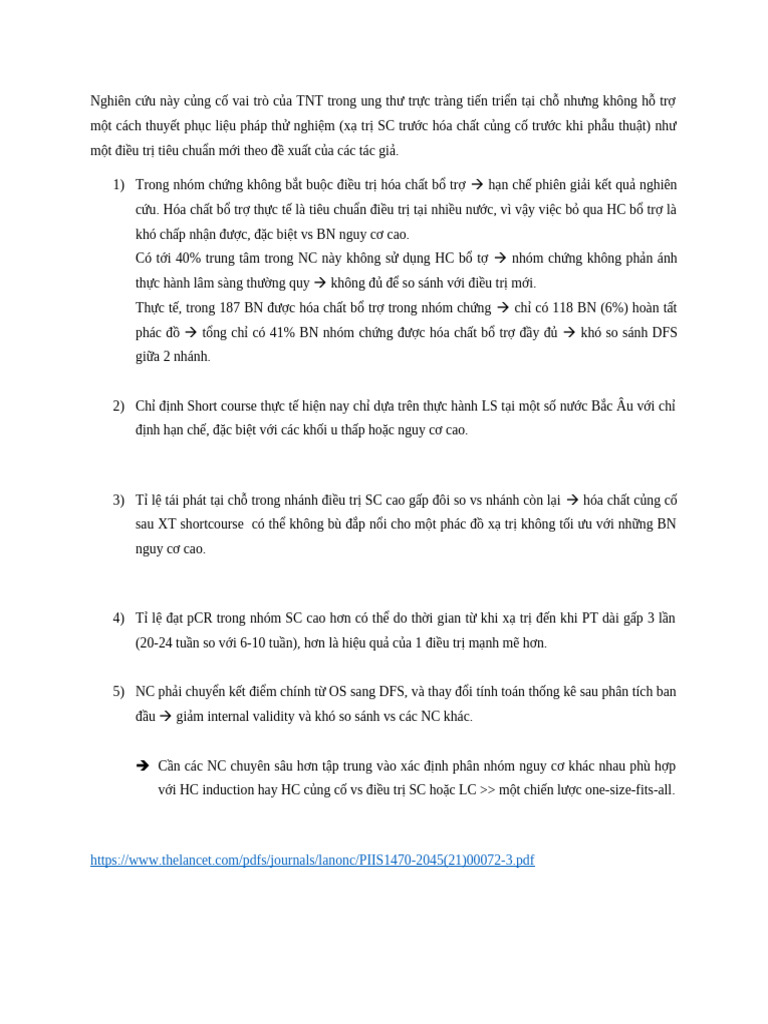 Rapido Trial | PDF | Colorectal Cancer | Radiation Therapy