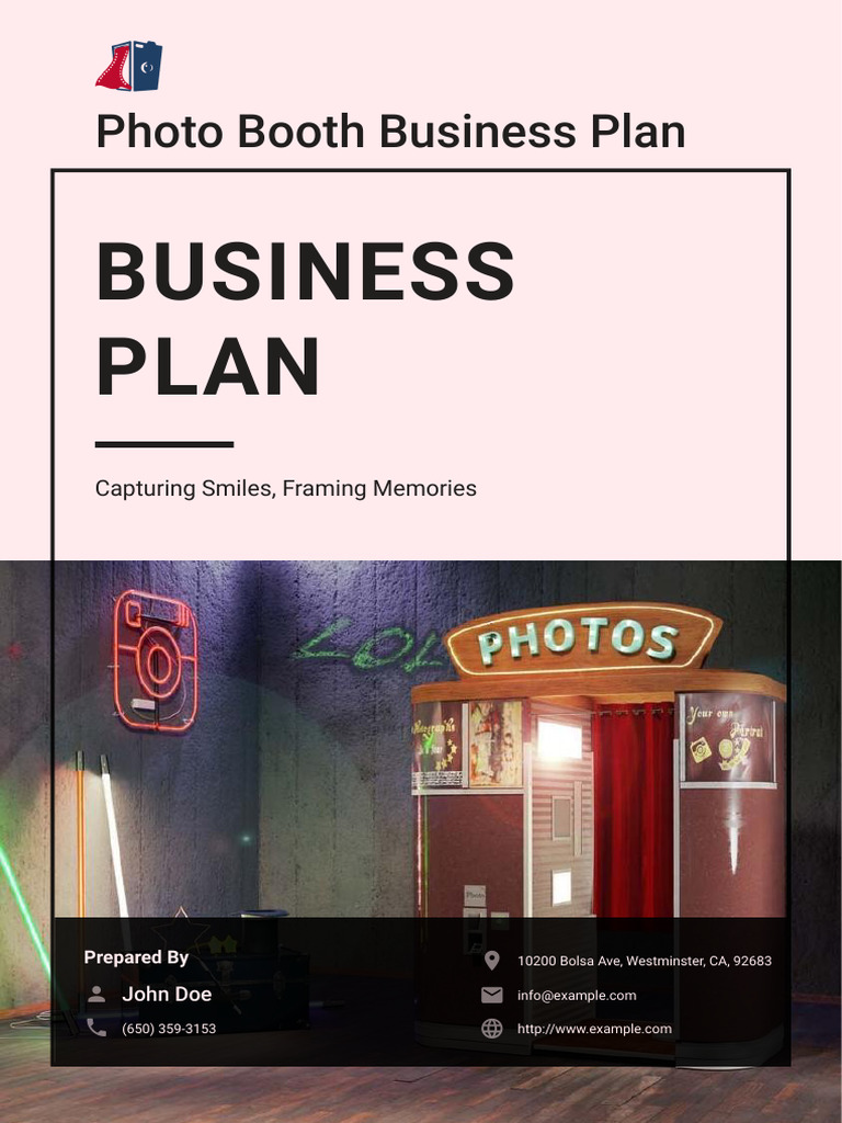 Photo Booth Business Plan Overview | PDF | Marketing | Marketing Strategy