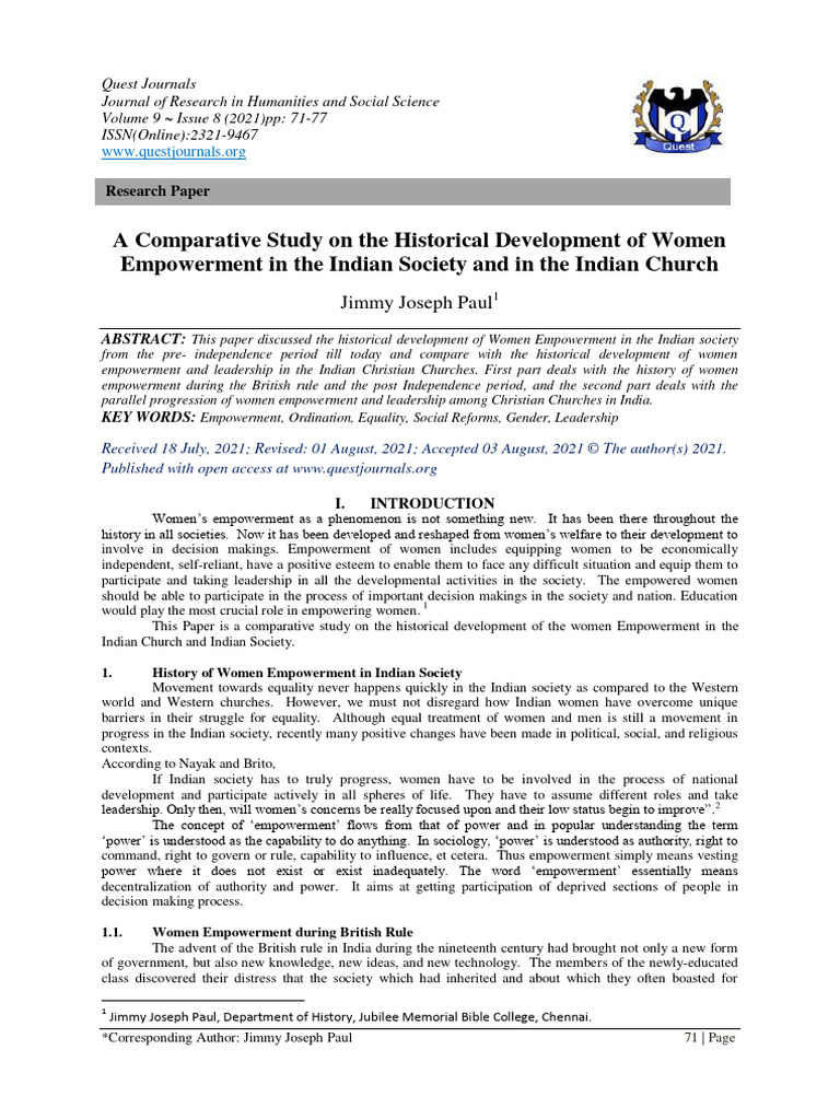 A_Comparative_Study_on_the_Historical_De | PDF | Catholic Church