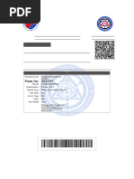 LTO Certificate of Registration Sample | PDF